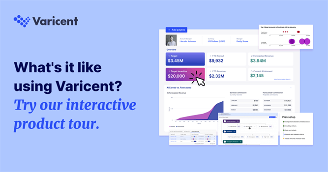 Interactive Product Tours of Varicent Solutions | Varicent